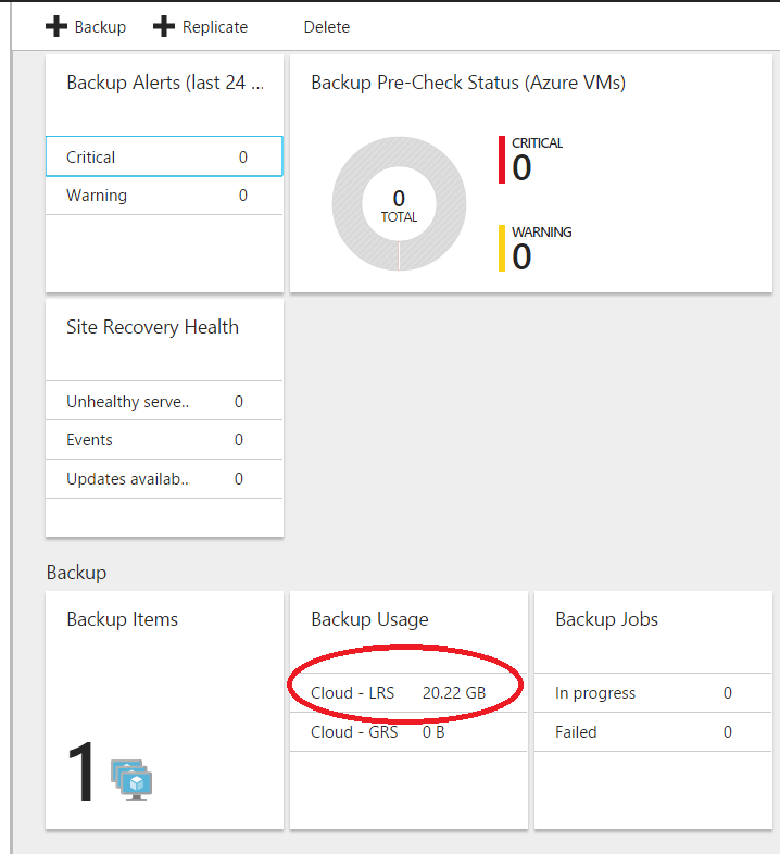 Changing Azure Recovery Services Vault to LRS Storage – Hansen Cloud